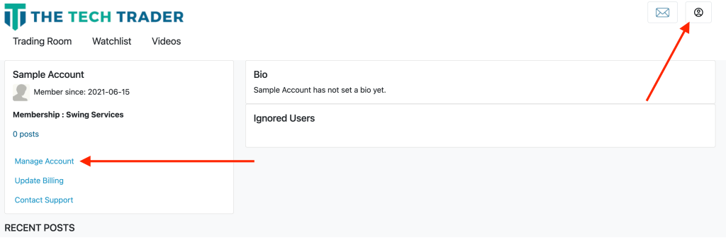 Setting Up Your Profile - The Tech Trader