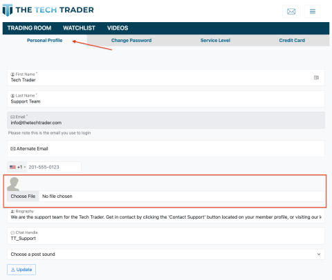 Update Your Profile Photo / Avatar - The Tech Trader